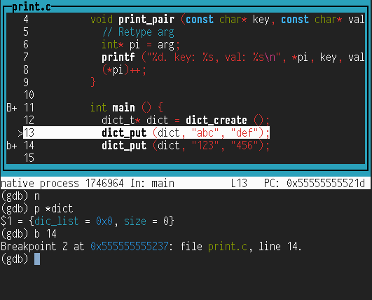 Dict Lab: A Serious Introduction to C
